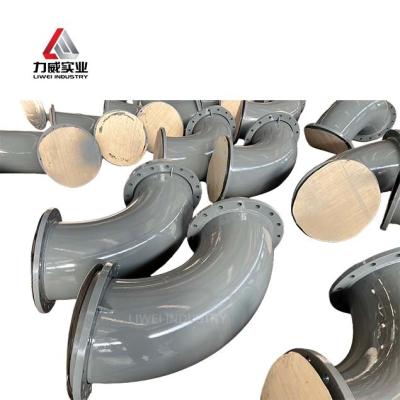 China DIN Standard Carbon Steel Rubber Lined Pipe 3-8mm Lining Thickness Corrosion Resistant Abrasion Resistant for sale