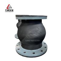 China Easy Installation Single Sphere Flexible Rubber Joint Bolted Type Temperature Range Minus 15 Celsius To 80 Celsius Durable For Mechanical Systems for sale