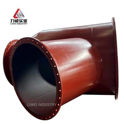 China Corrosion Resistant Rubber Lined Pipe Natural Neoprene EPDM Nitrile Lining Anti Aging for Chemical Mining Pipeline for sale