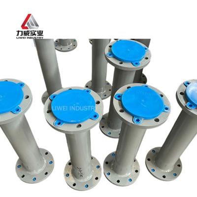 China ASTM Standard Flange Connection Rubber Lined Pipe DN25-DN2000 ANSI Compatible Corrosion Resistant Industrial for sale