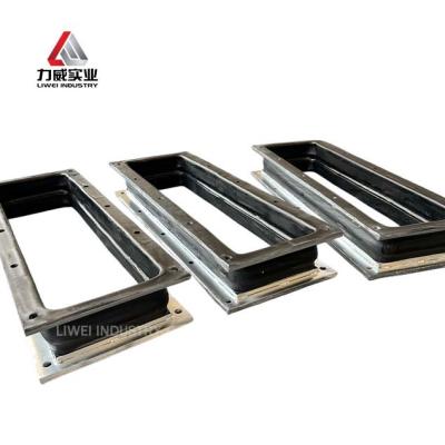 China Heavy Duty Abrasion Resistant EPDM Non Metal Rubber Expansion Joint For Solid Powder Bulk Material Pipeline Connection for sale