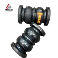 China Neoprene Double Sphere Rubber Expansion Joint Marine Seawater Resistant Flanged for Ship Pipelines for sale