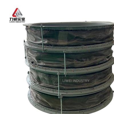 China HVAC Ventilation Insulated Non Metal Fabric Compensator Circular Air Duct Expansion Joint for sale