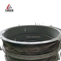 China Round Flexible Non Metal Fabric Compensator For Air Duct Fan Connection Soft Joint for sale