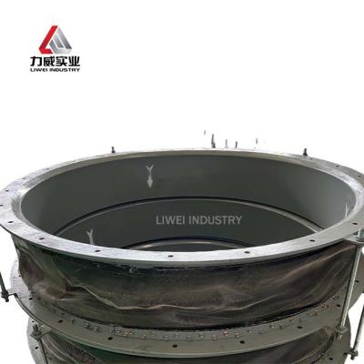 China Round Flexible Non Metal Fabric Compensator For Air Duct Fan Connection Soft Joint for sale