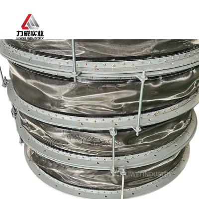 China Round Insulated Multi Layer Composite Non Metal Fabric Compensator Air Duct Expansion Joint for sale