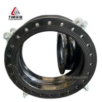 China Limit Rod Single Sphere Rubber Expansion Joint NBR Large Diameter Flange DIN ANSI JIS DN25-DN4000 for sale