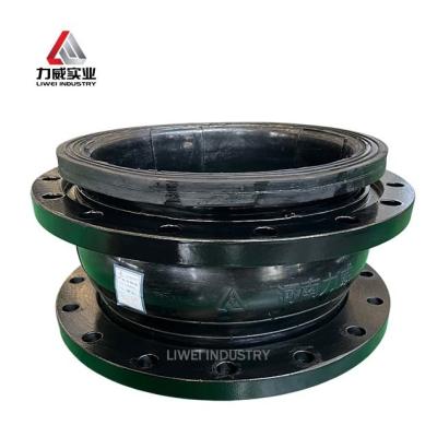 China DIN ANSI JIS Single Sphere Rubber Expansion Joint Flange Multi Standard DN15-DN4000 for sale