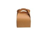 China Foldable Recycled Kraft Paper Box Custom Take Away Fast Food Packaging for sale