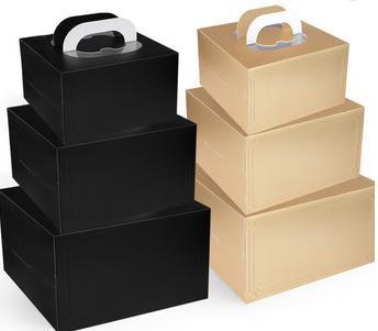 China Personalized Decorative Paper Box With Handle Drawer Box Packaging Black for sale