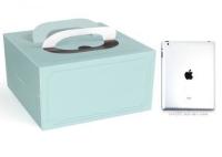 China Luxury Design Paper Box With Handle Glossy Lamination Food Packaging Box for sale
