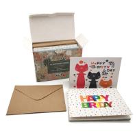China Matt Lamination Custom Paper Greeting Card , Custom Gift Card Printing for sale