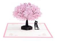China 3D Colorful Paper Greeting Card Biodegradable For Holiday Decoration / Gift for sale