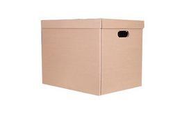 China Recyclable Office Paper Box  Corrugated Paper Office File Storage Banker Box for sale