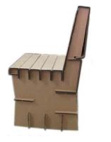 China Living Room Paper Folding Furniture Paper Folding Chair Evironmental Friendly for sale