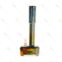 China HBS Electroplated Hammer Glass Bong 36cm 14.6 Inches Mixed Color Smoking Water Pipe for sale