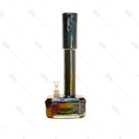 China HBS Electroplated Hammer Glass Bong 36cm 14.6 Inches Mixed Color Smoking Water Pipe for sale