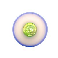 China Double Layers Smoking Glass Bong Pipe 8.3 Inches Multiple Honeycomb Totem for sale