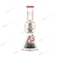 China 12 Inch Glass Bong with Inner Perc Stone Like Texture 18F Joint 5mm Thick for sale