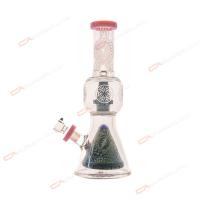 China 12 Inch Glass Bong with Inner Perc Stone Like Texture 18F Joint 5mm Thick for sale