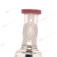 China 12 Inch Glass Bong with Inner Perc Stone Like Texture 18F Joint 5mm Thick for sale