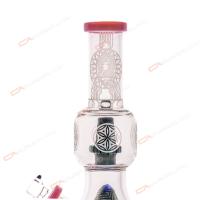 China 12 Inch Glass Bong with Inner Perc Stone Like Texture 18F Joint 5mm Thick for sale