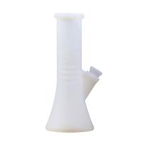 China 9 Inch Soft Feeling Silicone Water Bong Mix Color Printed for sale