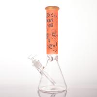 China 14 Inch Glass Beaker Bong Astronaut Themed Water Pipe 18mm Female Joint 7mm Thick for sale