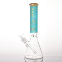 China 14 Inch Glass Beaker Bong Astronaut Themed Water Pipe 18mm Female Joint 7mm Thick for sale