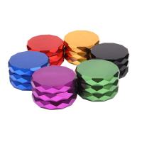 China 63mm 4 Layer Aluminum Herb Grinder with Sharp Teeth Custom Logo Available for sale