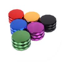 China 63mm 4 Layer Aluminum Herb Grinder with Sharp Teeth Custom Logo Available for sale