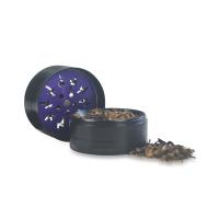 China Herb Grinder Gifts Infinity Personalized Spice Durable 50mm Free Engraving for sale