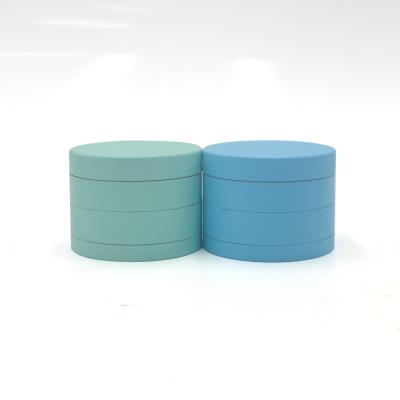 China Glow in the Dark 4 Layer Zinc Alloy Herb Grinder 55mm with Kief Catcher and Scraper for sale