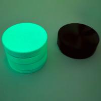 China Glow in the Dark 4 Layer Zinc Alloy Herb Grinder 55mm with Kief Catcher and Scraper for sale