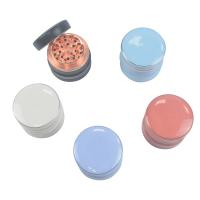 China Ceramic Zinc Herb Grinder 63mm 4 Piece with Kief Catcher for sale