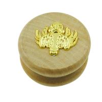 China Rosewood 2.12 Inch 2 Layer Herb Grinder with Zinc Teeth Custom Logo for sale