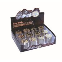 China Zinc Alloy Herb Grinder 42mm 3 Piece Magnetic Lid Large Capacity Handmuller for sale