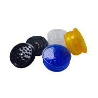 China Herb Grinder Plastic Tobacco Spice Acrylic 3 - Piece Grinder - 24 Pack for sale