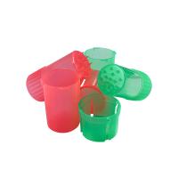 China 90mm Plastic Weed Grinder 3 Layers Smoking Tobacco Grinder with Stash Jar 47x89mm for sale