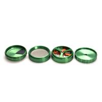 China 4 Layers Magnetic Top Lid Aluminium Herb Grinder For Dry Herb for sale