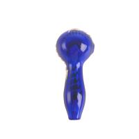 China Blue Color Borosilicate Hookah Smoking Pipe 4.2 Inch Length for sale