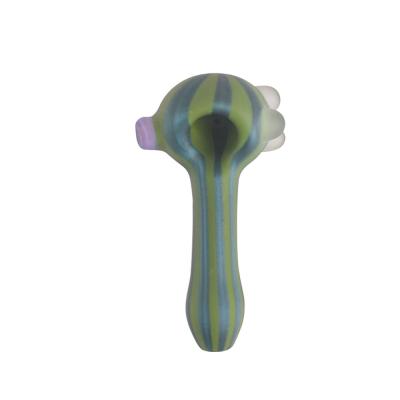 China Fumed Smoking Spoon Pipe Tobacco Hand Spoon Pipe Multi Knockers for sale