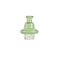 China Muli Directional 37mm Airflow Carb Cap Transparent Green for sale