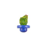 China OEM Welcome Glass Carb Caps Cactus Themed Unique Cute Design for sale