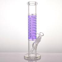 China Freezable Glycerin Coil Borosilicate Weed Herb Bong 13