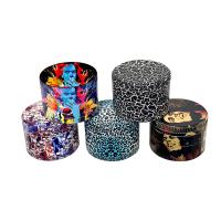 China 63*46mm Aluminium Herb Grinders 4 Piece With Pollen Cather for sale
