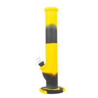 China 10 Inch Colorful Silicone Water Bong 14mm Female Joint Portable Durable for sale