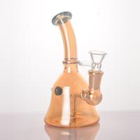China Electroplated Glass Dab Rig 6.5 Inch Snout Pig Percolator 14mm Female Joint for sale