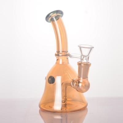 China Electroplated Glass Dab Rig 6.5 Inch Snout Pig Percolator 14mm Female Joint for sale