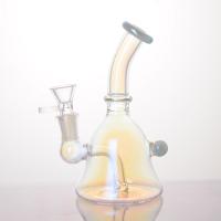 China Electroplated Glass Dab Rig 6.5 Inch Snout Pig Percolator 14mm Female Joint for sale